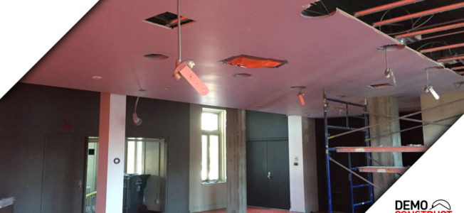 CEILING DEMOLITION | University of Montreal – Demo-Construct